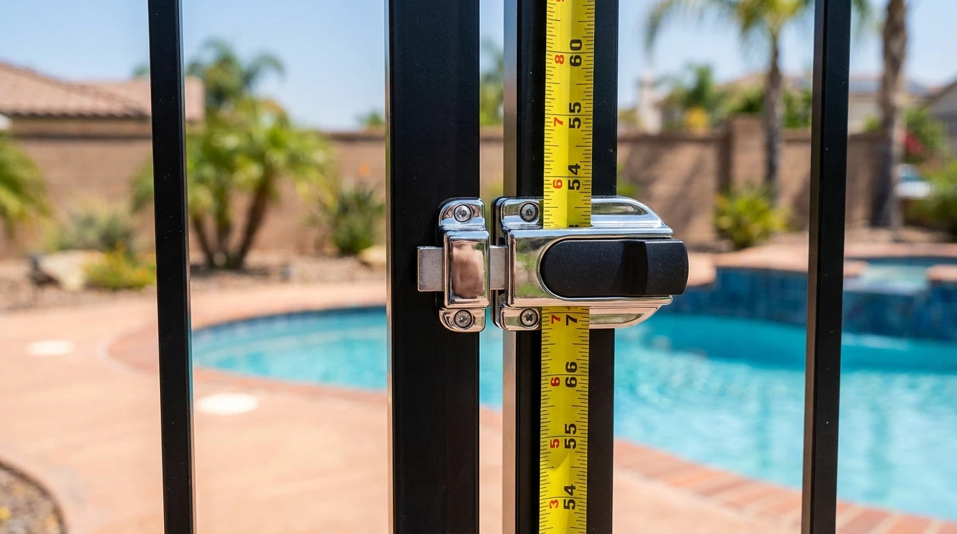 Pool Gate Latch Requirements: California Height Guide [2026]